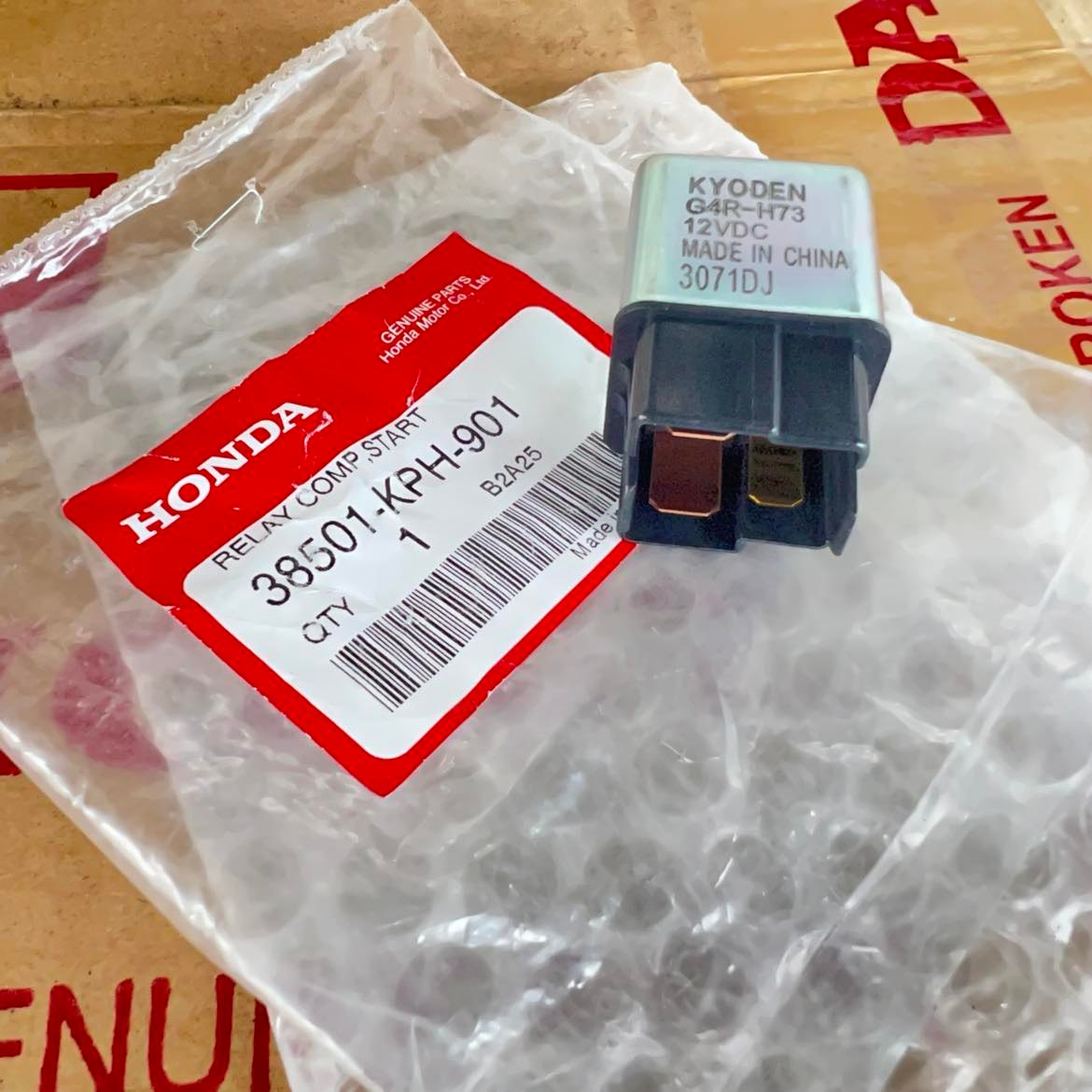 [Honda Genuine] Starter Relay XRM 110/125 / RS 125 / Wave 100/125 ...