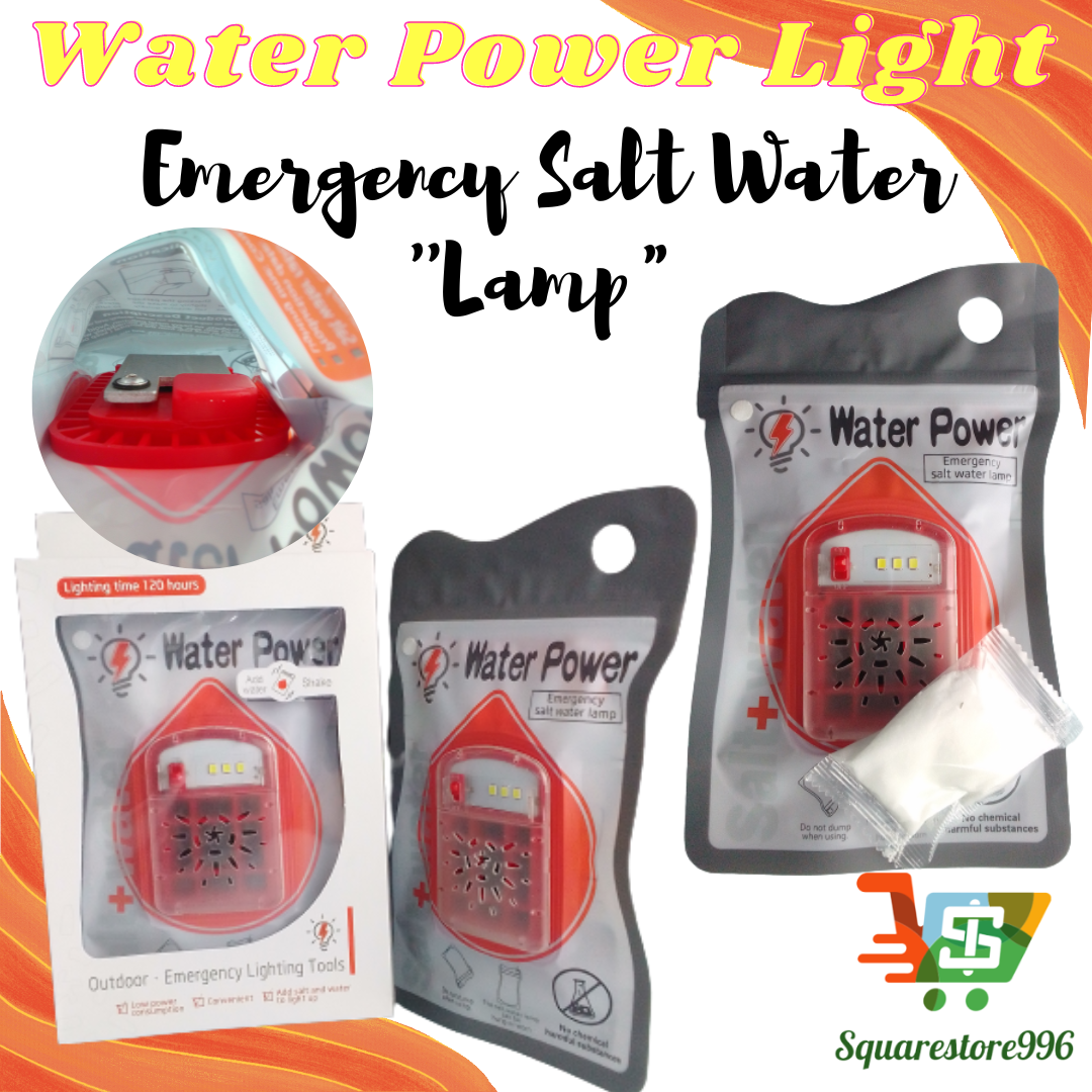 Water Power Light Emergency Salt Water Lamp | Lazada PH