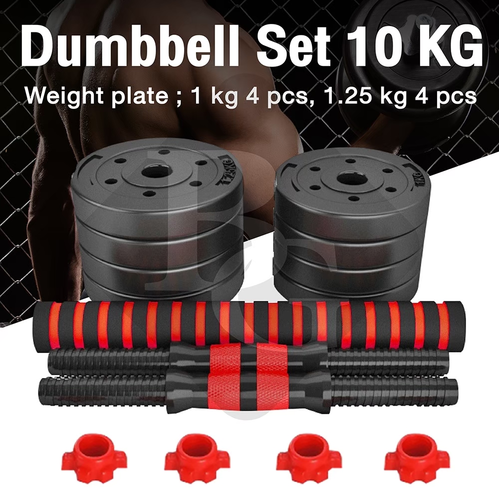 PVC Dumbbell Set Detachable For Gym Equipment, Dumbbells Pair 2 In 1 ...