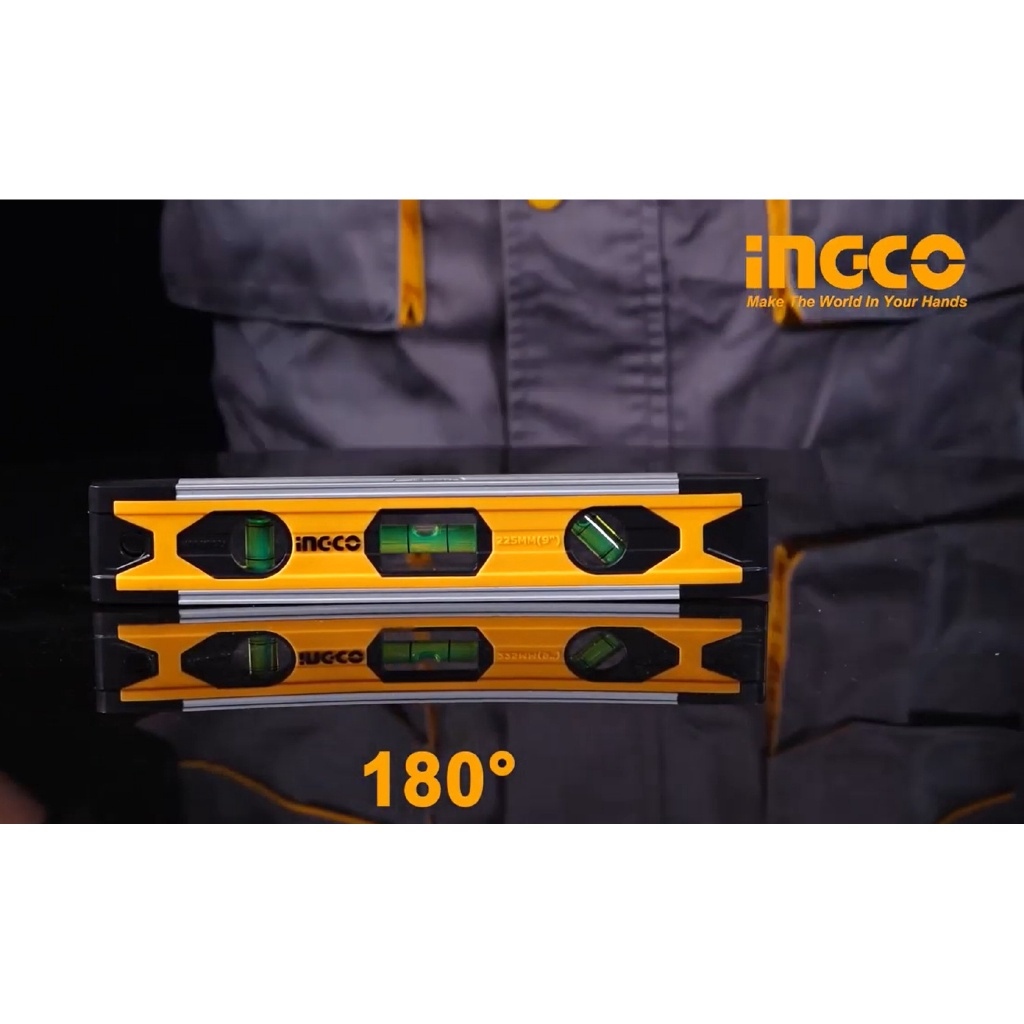 INGCO by Winland Magnetic Mini Spirit Level Bar with Magnet HMSL01030 ...