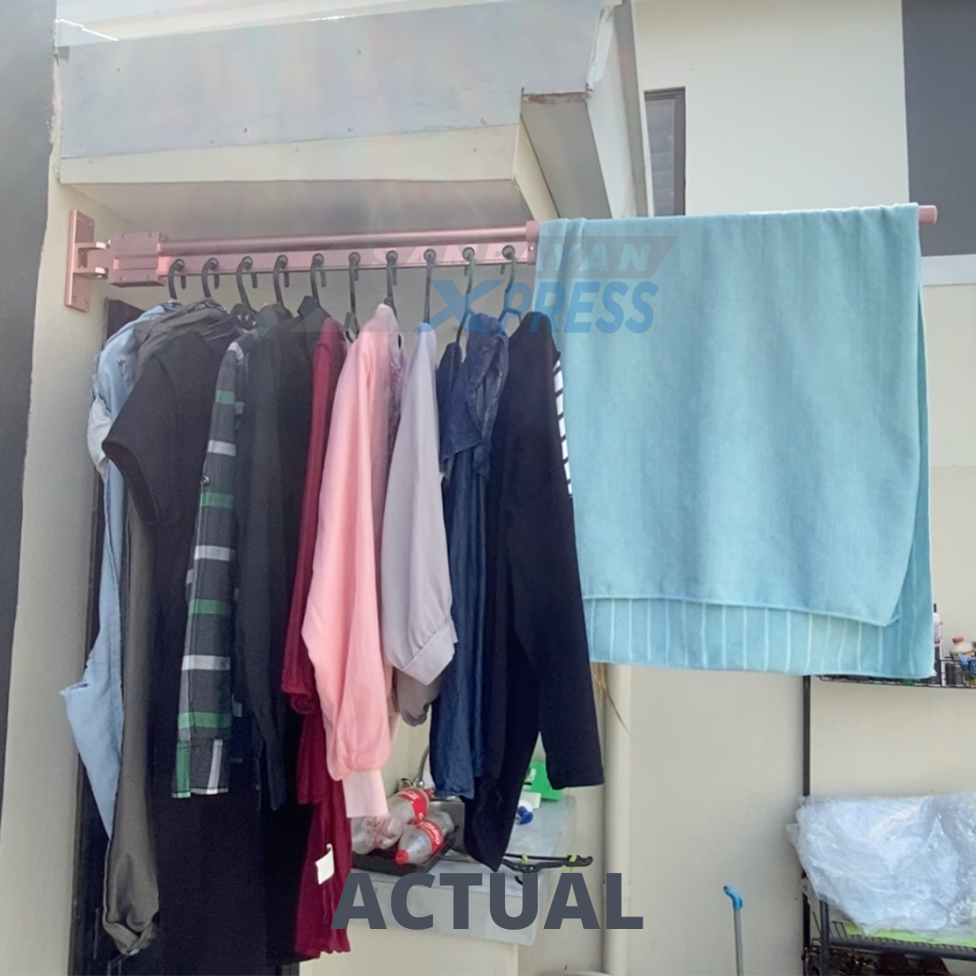 Condominium Space Saver Non-Rust Rotating Laundry Drying Rack and ...