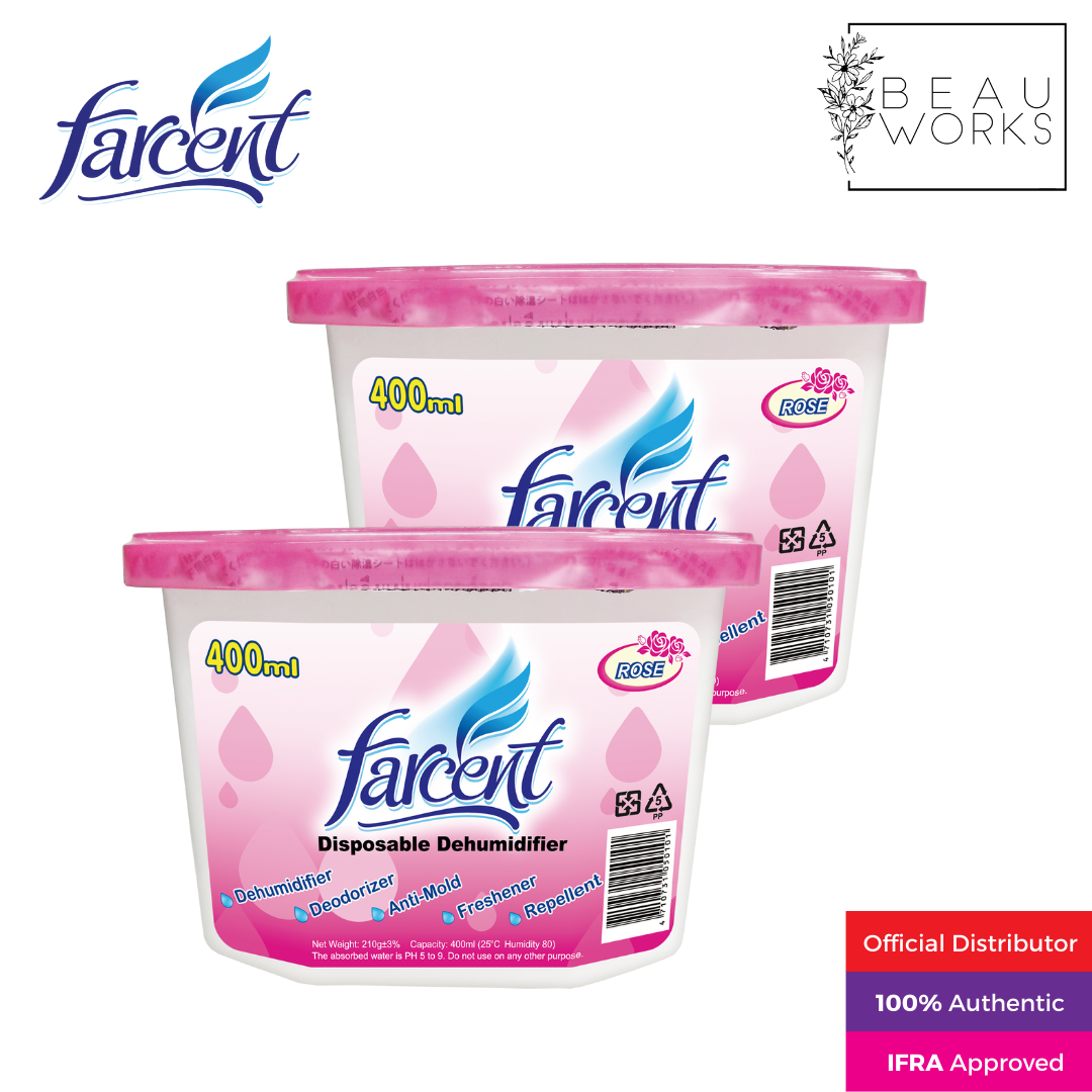 Farcent Disposable Dehumidifier - Rose Set of 2 (400ml each) | Lazada PH