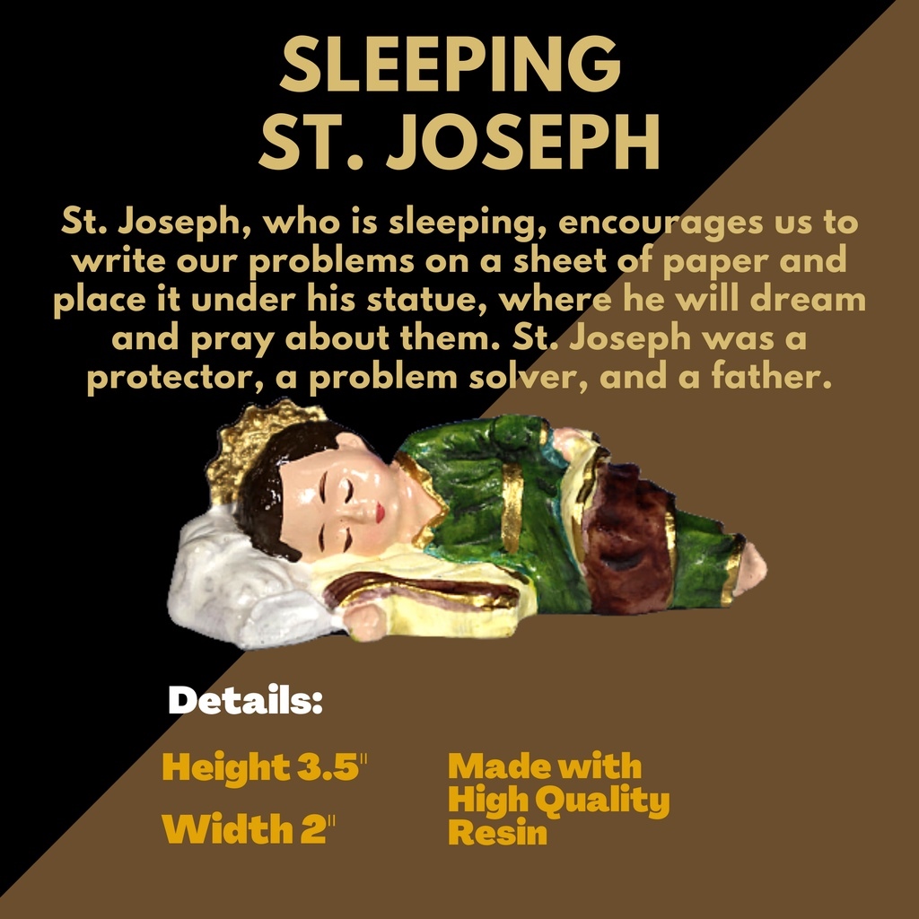 Chibi Religious Figurine Sleeping St. Joseph (Chibi Saints) Best for ...