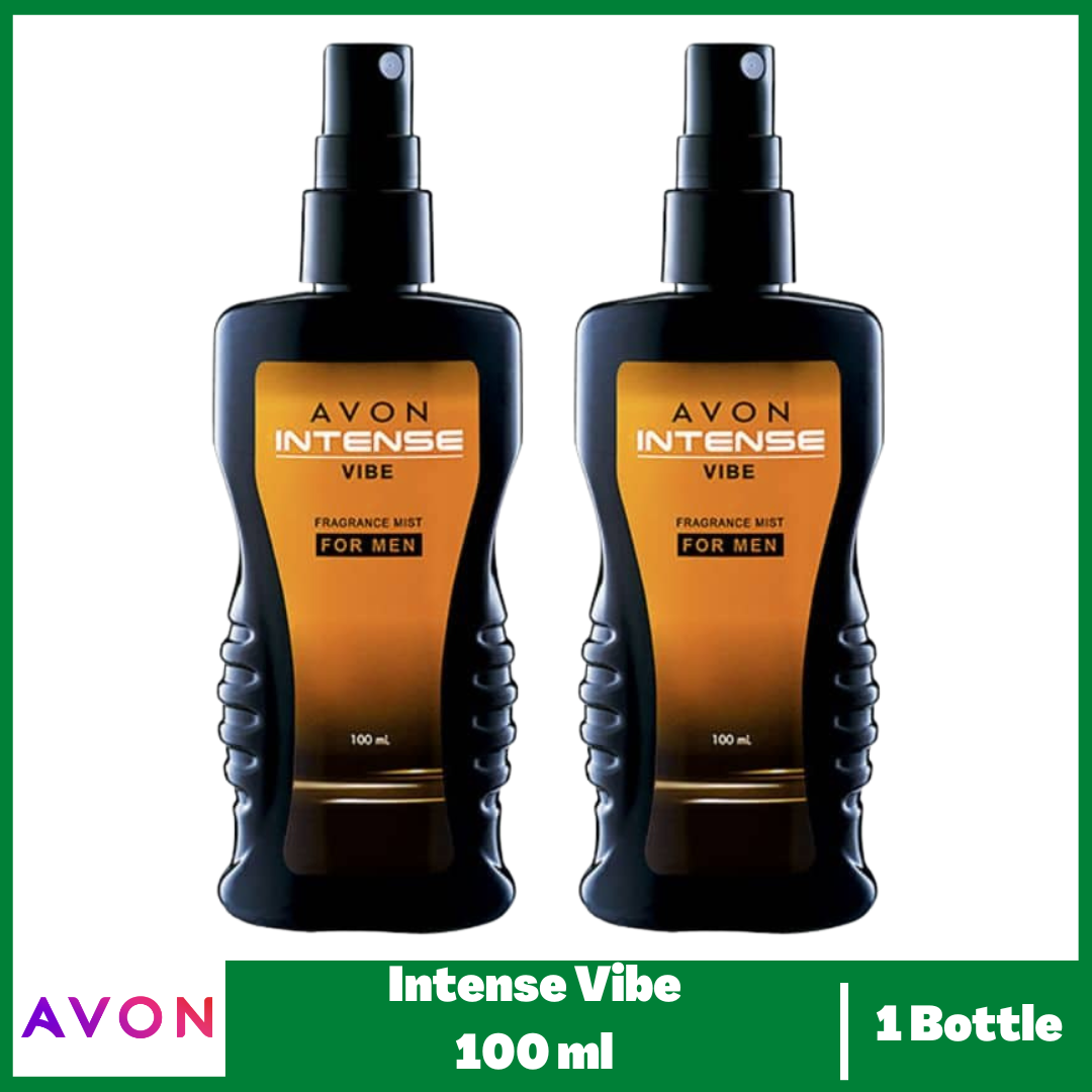 AVON Intense VIBE Fragrance Mist for men 100 ml ( 2 BOTTLES ) | Lazada PH