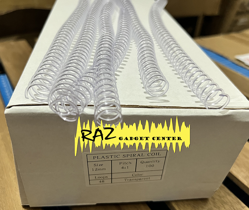 Plastic Spiral Binding Coil A4 Size 8mm / 10mm / 12mm / 14mm / 16mm ...
