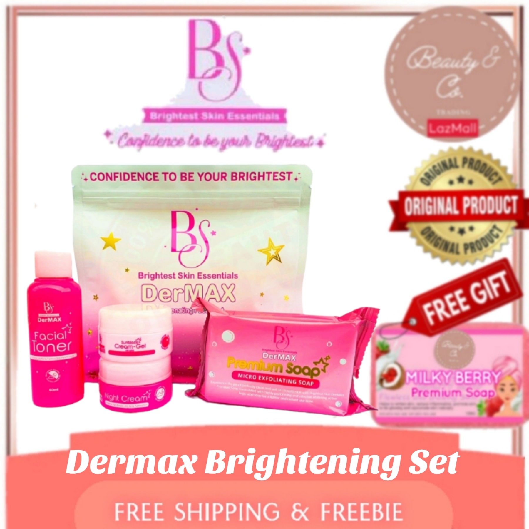 Brightest skin Rejuvenating set Dermax (FREEBIE) ORIGINAL | Lazada PH