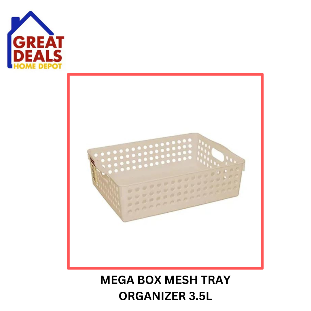 GREAT DEALS MEGA BOX MESH TRAY ORGANIZER 3.5 LITERS MG-521 SET OF 3 ...