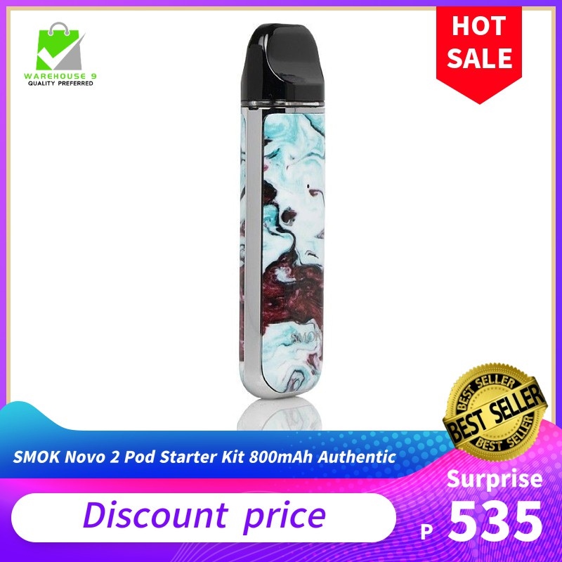【Promotion】Genuine Smok Vape Novo 2 Pod Starter Kit 800mAh Device with ...