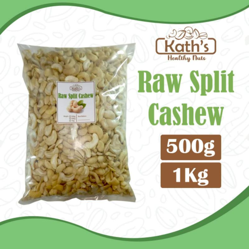 Ready Stock】 RAW SPLIT CASHEW 500g, 1Kg | Kath's Healthy Nuts | Lazada PH