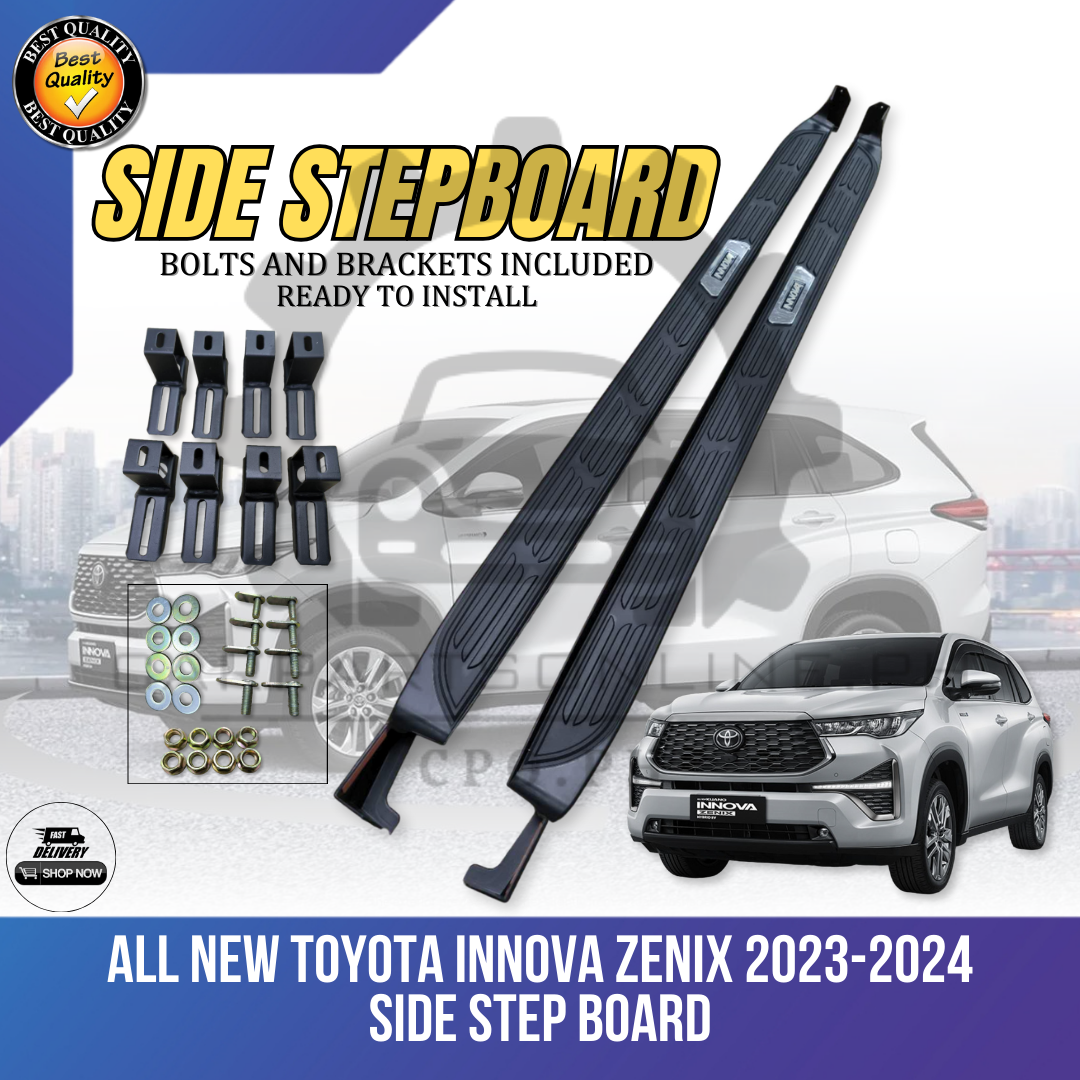 CPO.PH TOYOTA INNOVA ZENIX 2023-2024 SIDE STEP BOARD ( ORIGINAL WITH ...