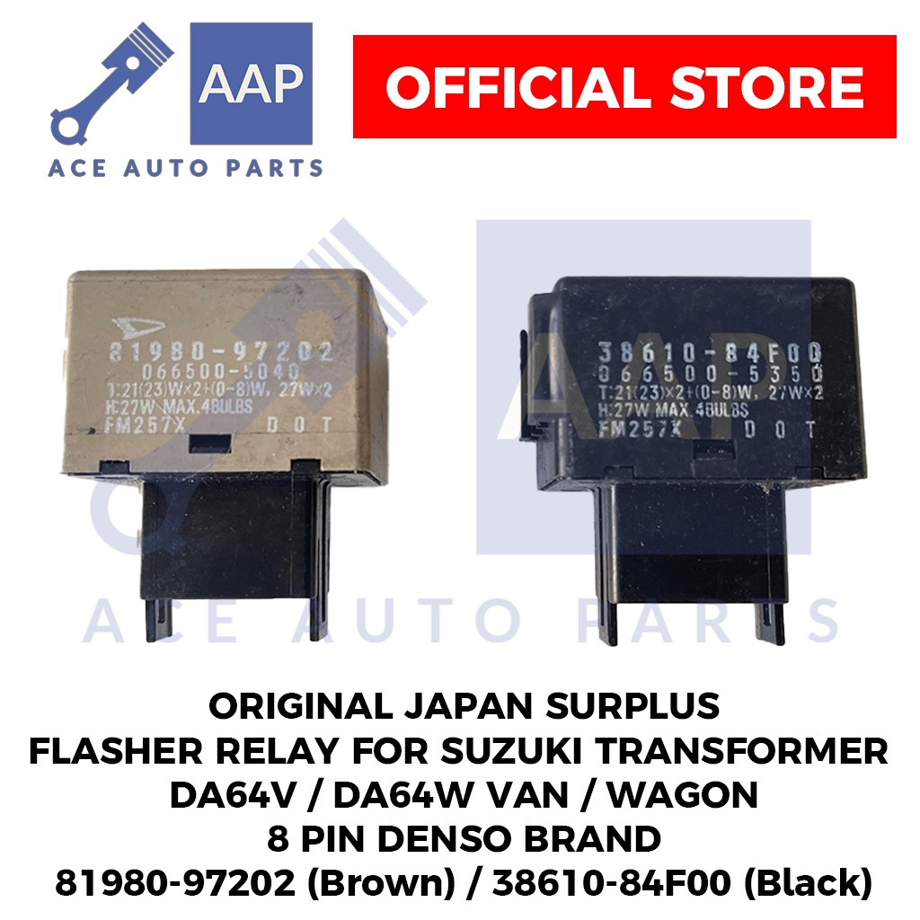 Suzuki Transformer DA64V/DA64W Flasher Relay Original Japan Surplus ...
