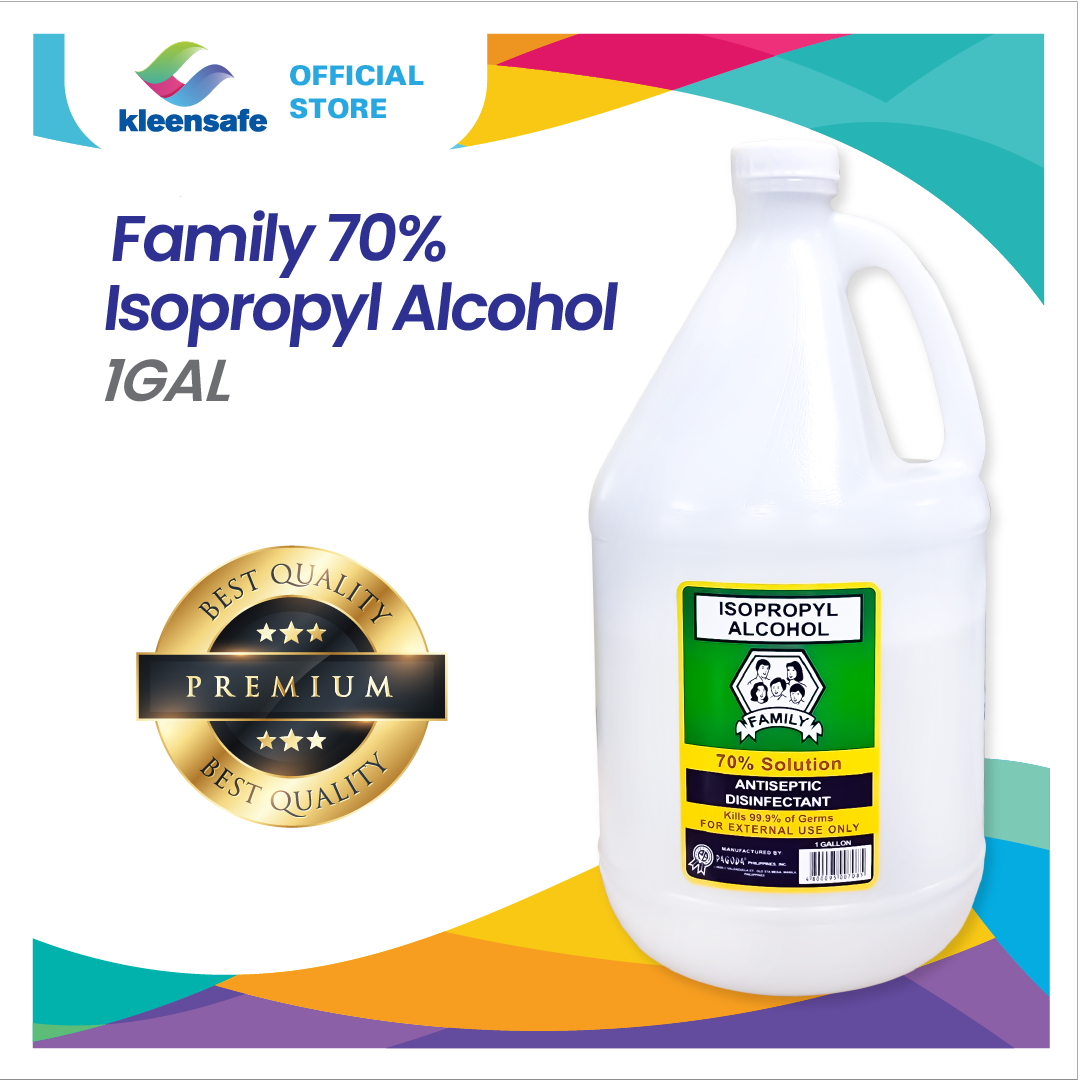 Kleensafe X Family Brand Isopropyl 70% Alcohol 1 Gallon | Lazada PH