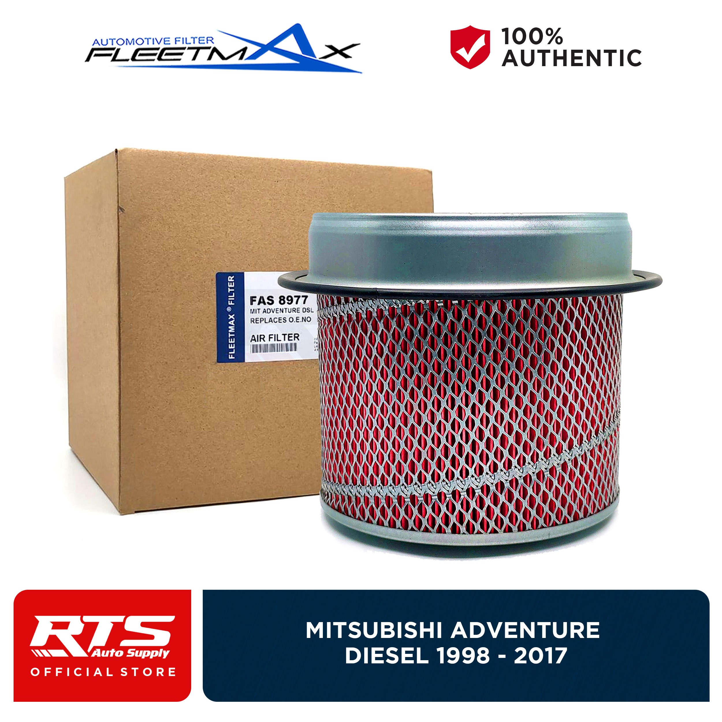 Fleetmax Engine Air Filter for Mitsubishi Adventure Diesel 1999-2017 ...