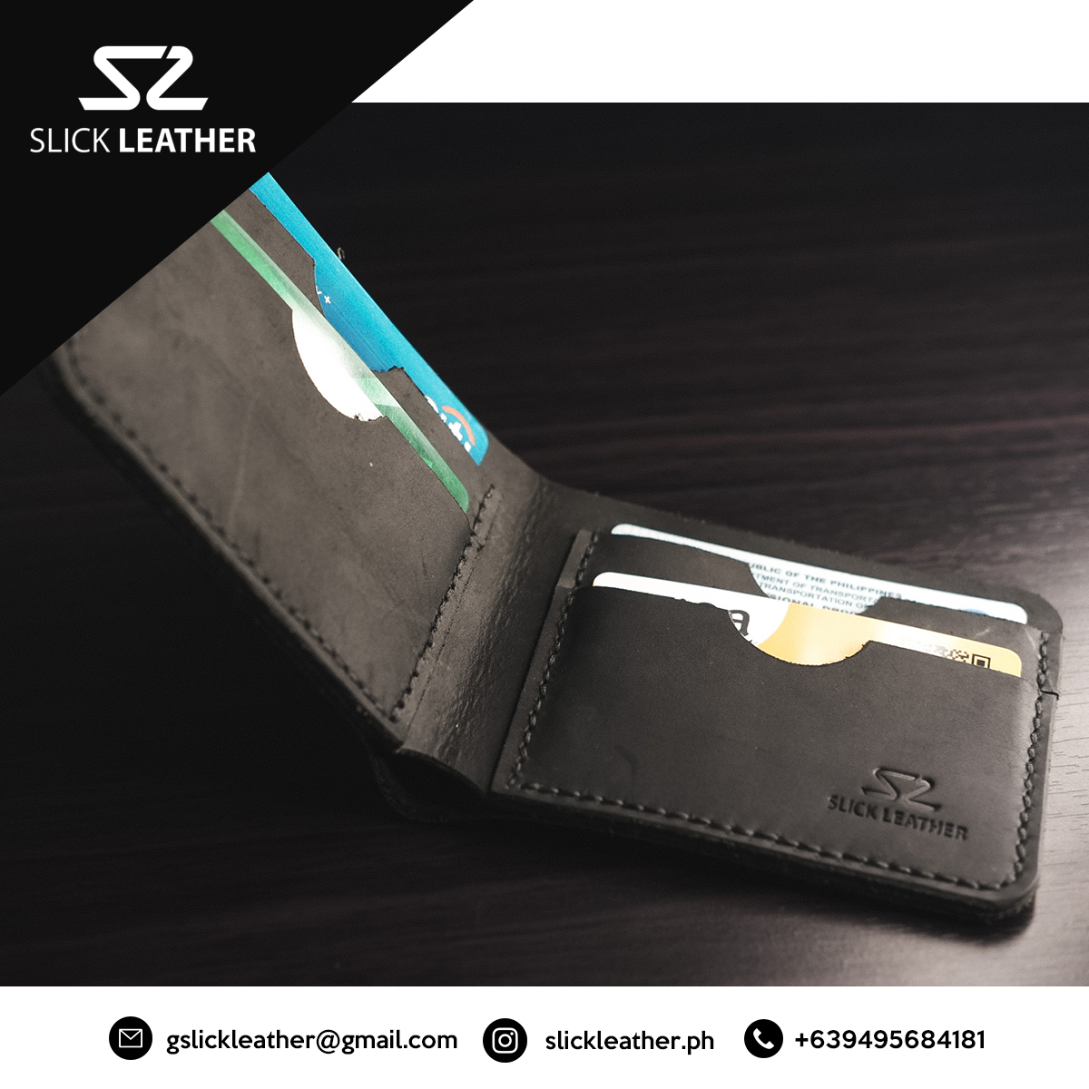 Slick Leather - Traditional Wallet Top Grain Leather | Lazada PH