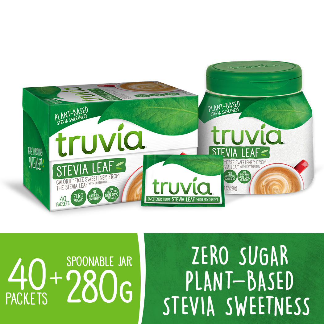 Truvia® 40 count packets and Spoonable Jar Calorie Free Sweetener ...