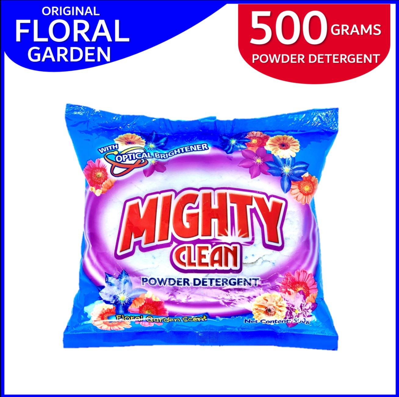 Mighty Clean Detergent Powder Original with Optical Brightener - Powder ...