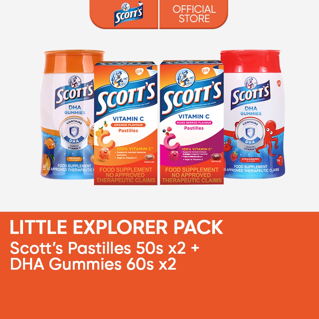 Little Explorer Pack: Scott's 100% Vitamin C Pastilles 50s [Pack of 2 ...