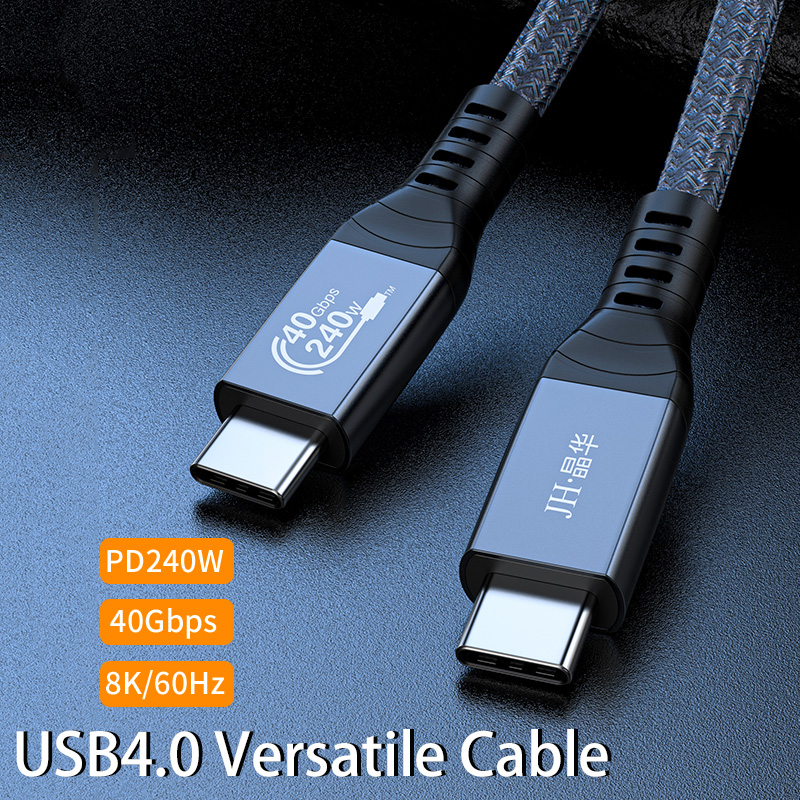 PD 240W USB4 Cable 40Gbps 8K 60Hz Audio Video Cable USB C To C Fast ...