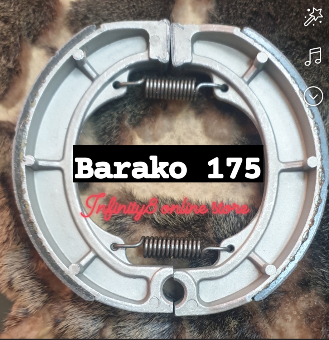 Brake Shoe (Front and Rear) - KAWASAKI BARAKO 175 I/II model | Lazada PH