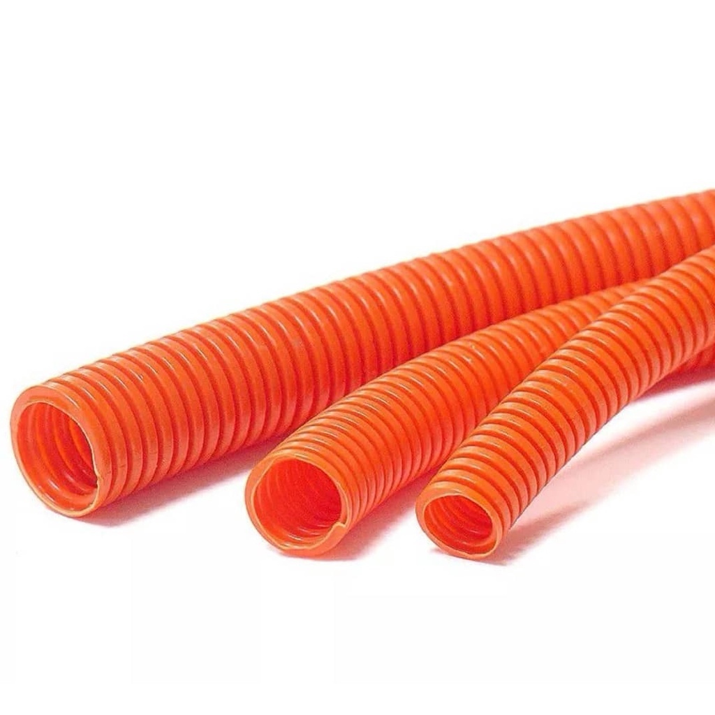 Orange Flexible Hose Electrical Conduit Hose 1/2 or 3/4 ( 50 METERS ...