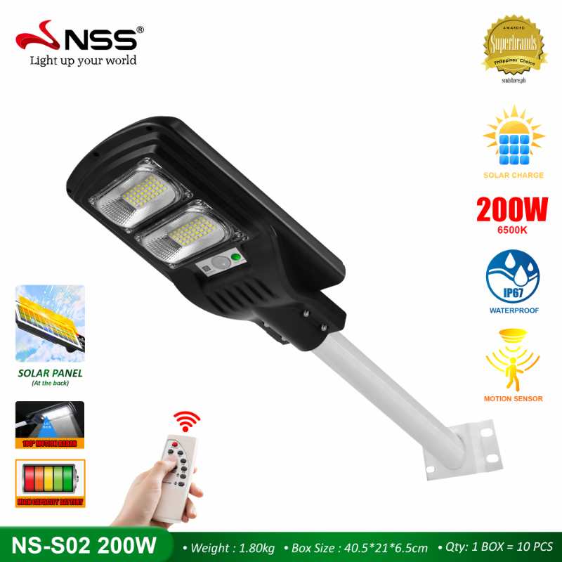 NSS solar lights outdoor Solar street light 300W 400W 500W Waterproof ...