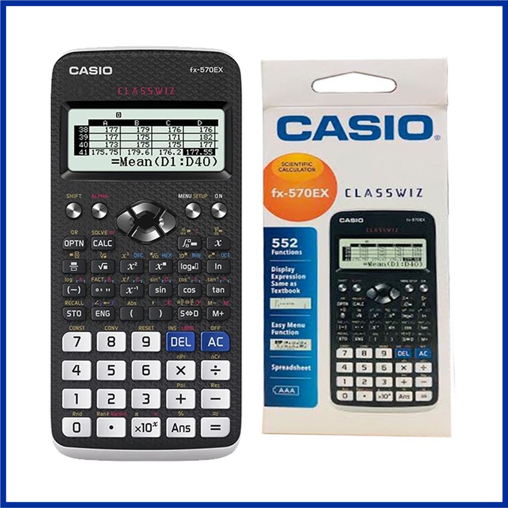 Casio FX-570EX Classwiz Scientific Calculator Heavy Duty Engineering Calculator forBoard ...