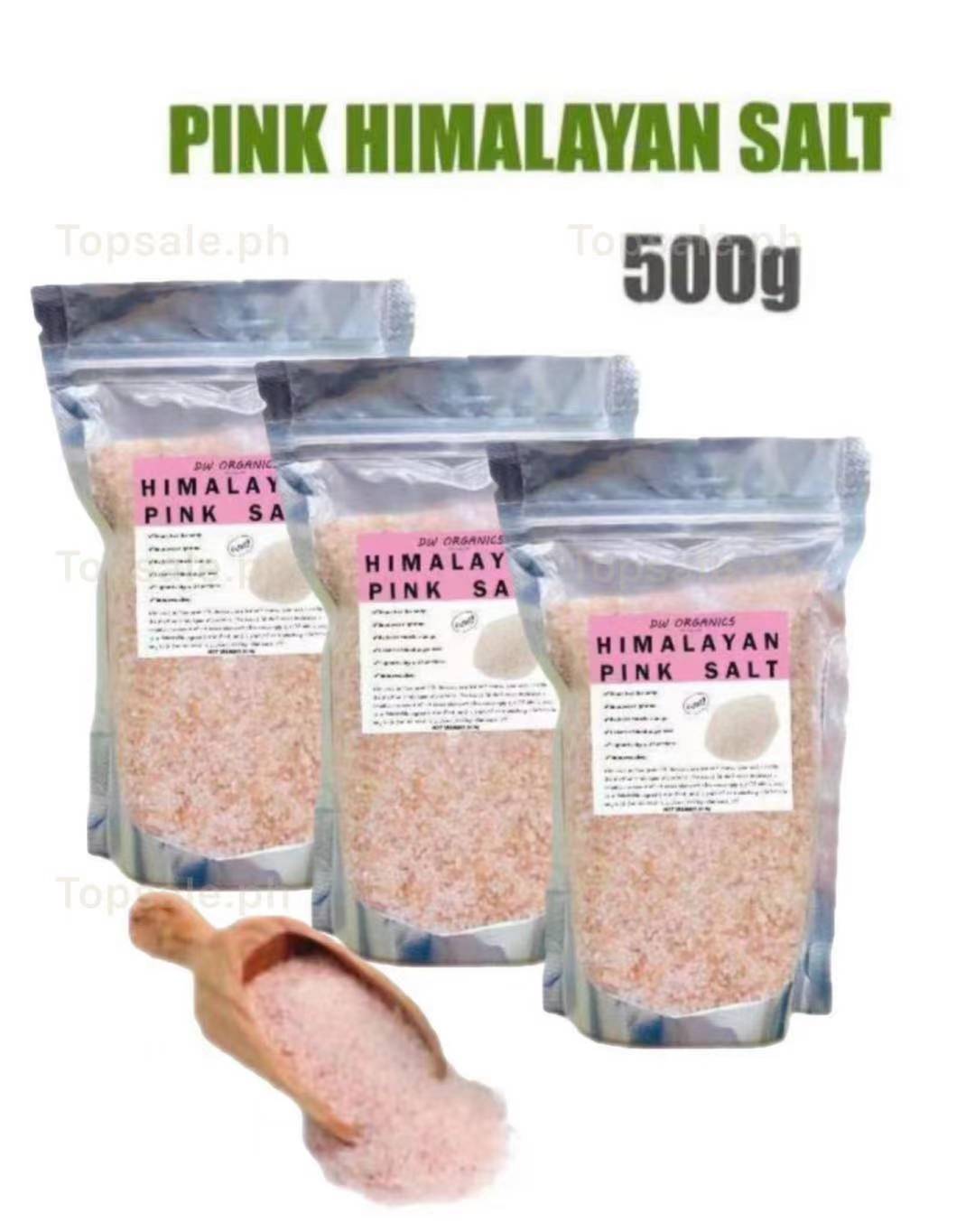 ( SET OF 3 ) Original Himalaya salt Edible Himalayan Pink Salt 500g ...