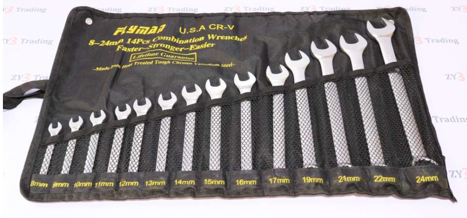 GL ORIGINAL Flyman USA 14 Pcs. Combination Wrench Set | Lazada PH