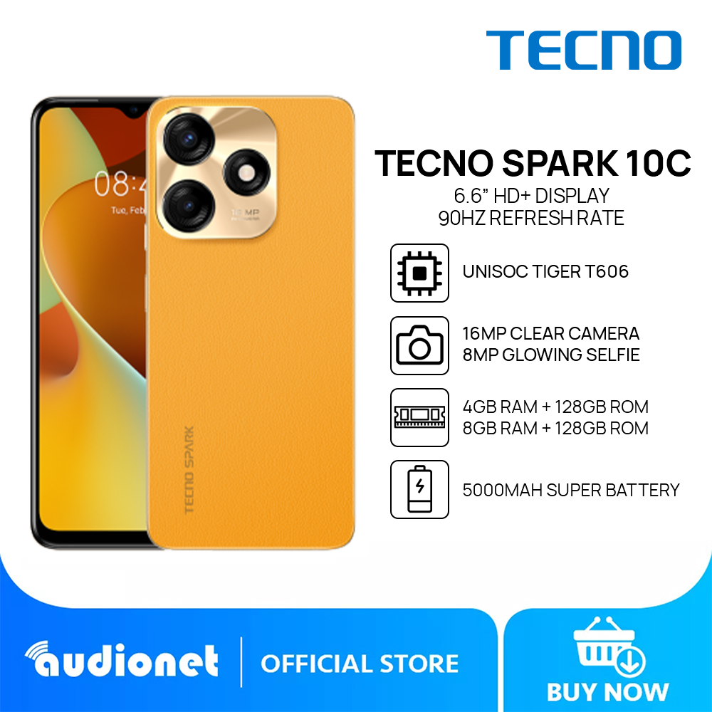 Tecno Spark 10C Smartphone | 4GB+128GB/8GB+128GB | Unisoc Tiger T606 ...