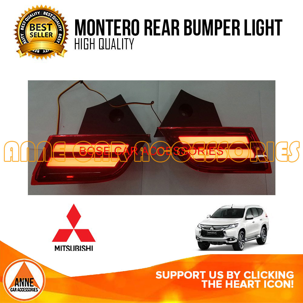 Mitsubishi Montero Sport GLS / GT / GLX 2016 2017 2018 Rear Bumper ...