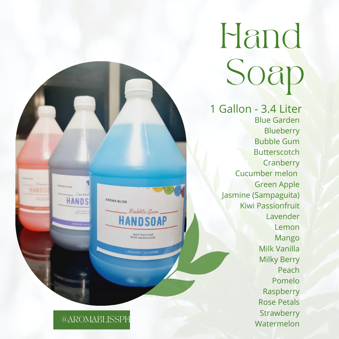 Hand Soap Gallon 3.4 Liters 20 Scents | Lazada PH
