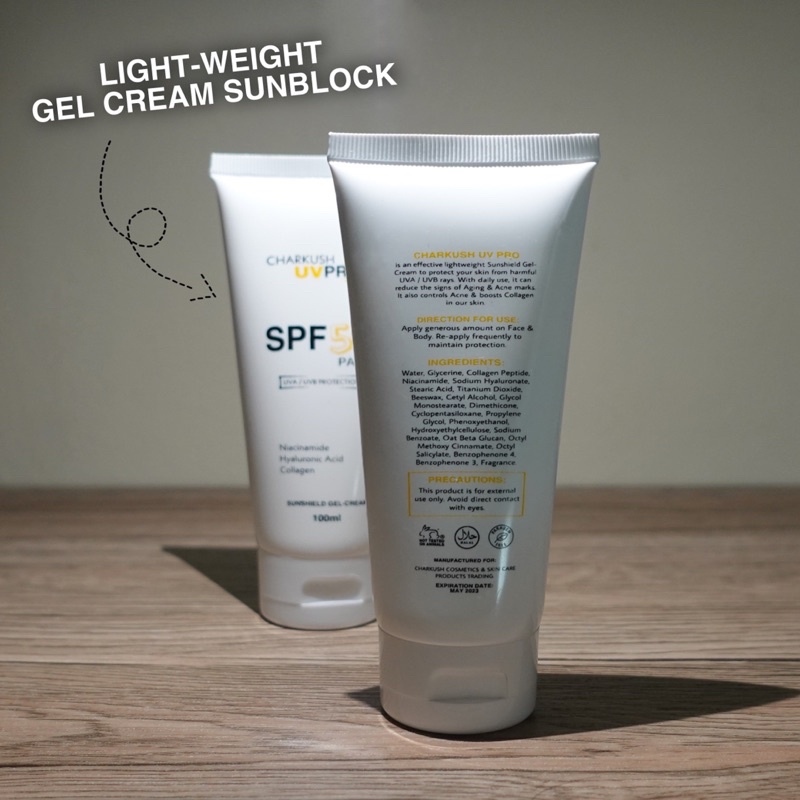 【Hot sale】 Charkush UV Pro SPF50 PA (NIACINAMIDE HYALURONIC COLLAGEN ...