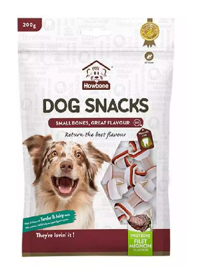 Howbone Twist Bone Fillet Mignon Dog Snack 200g | Lazada PH