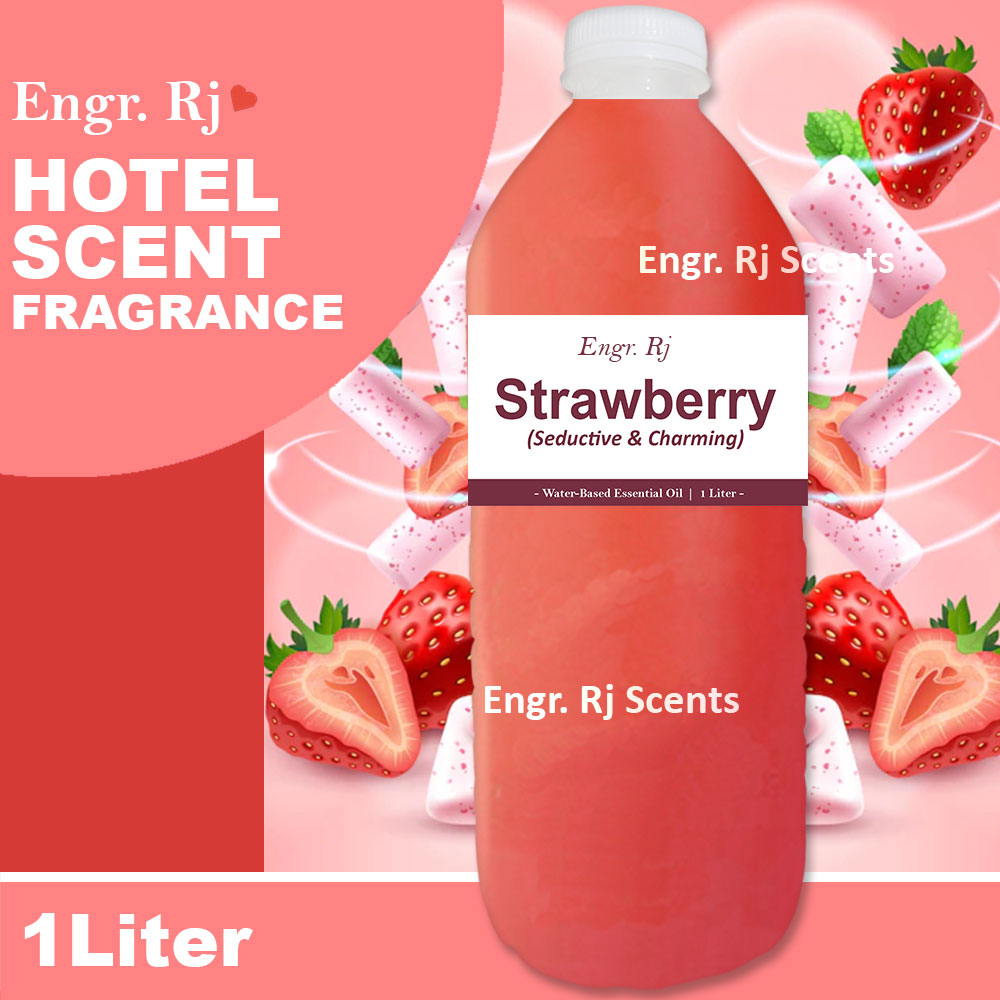 Engr. Rj STRAWBERRY Fruit Scents 1 Liter water based fragrance ...