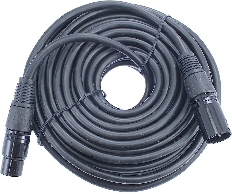 Microphone Cable Audio Cord Wire Connector XLR 3-Pin Male to Female XLR ...