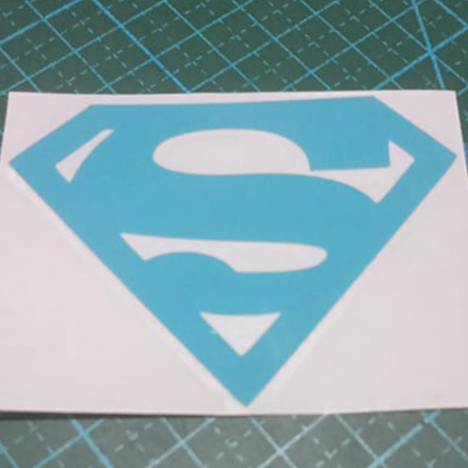 9 inches superman logo sticker car sticker decal decals motorcycle ...