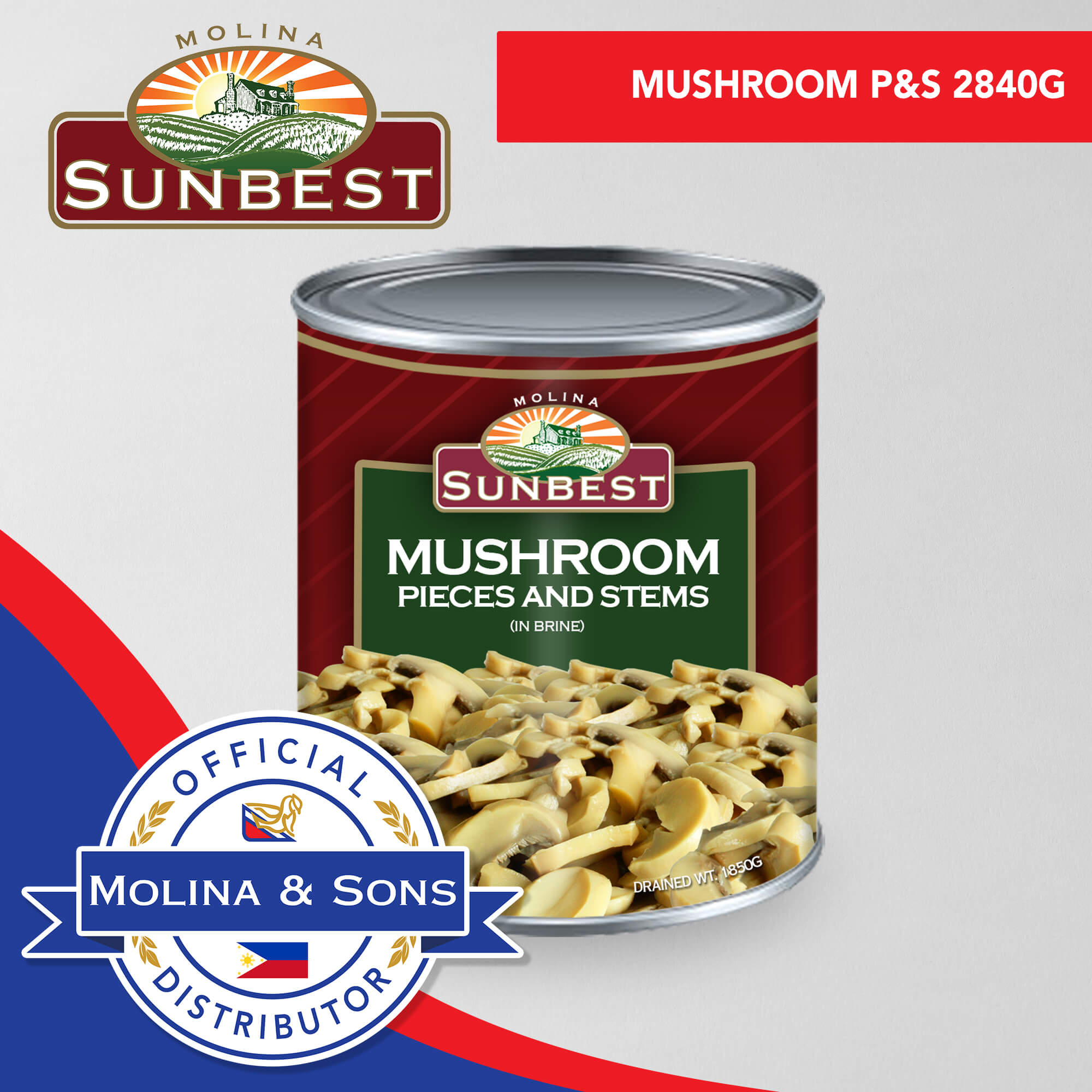 Sunbest Mushroom Pieces & Stems 2840g | Lazada PH