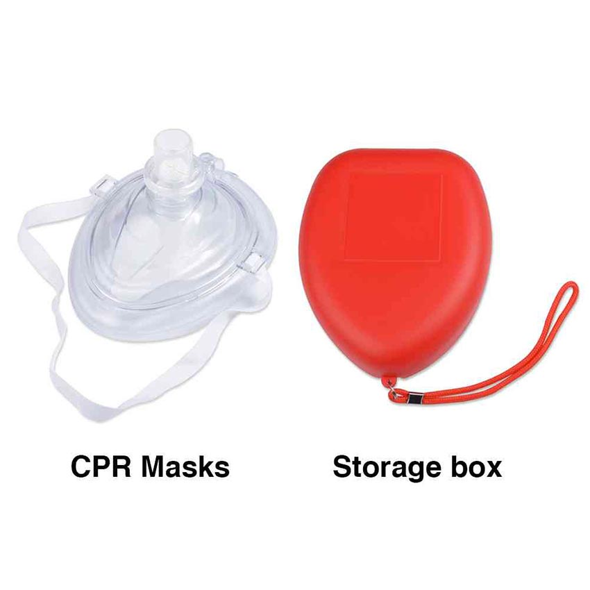 ORBITFITNESS First Aid CPR Breathing Mask Protect Rescuer Artificial ...