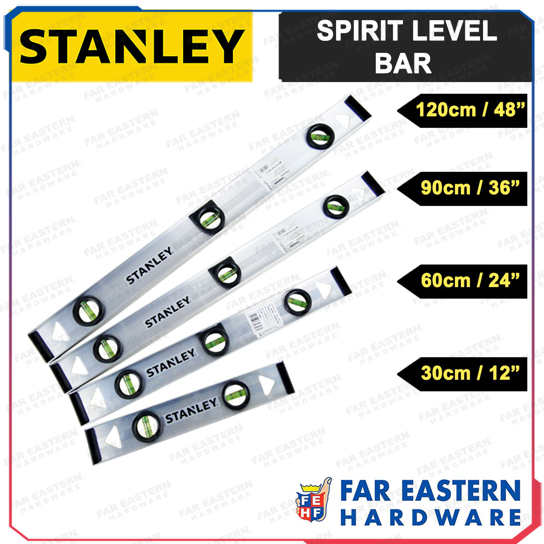 STANLEY Spirit Level Bar 12" | 24" | 36" | 48" STHT | Lazada PH