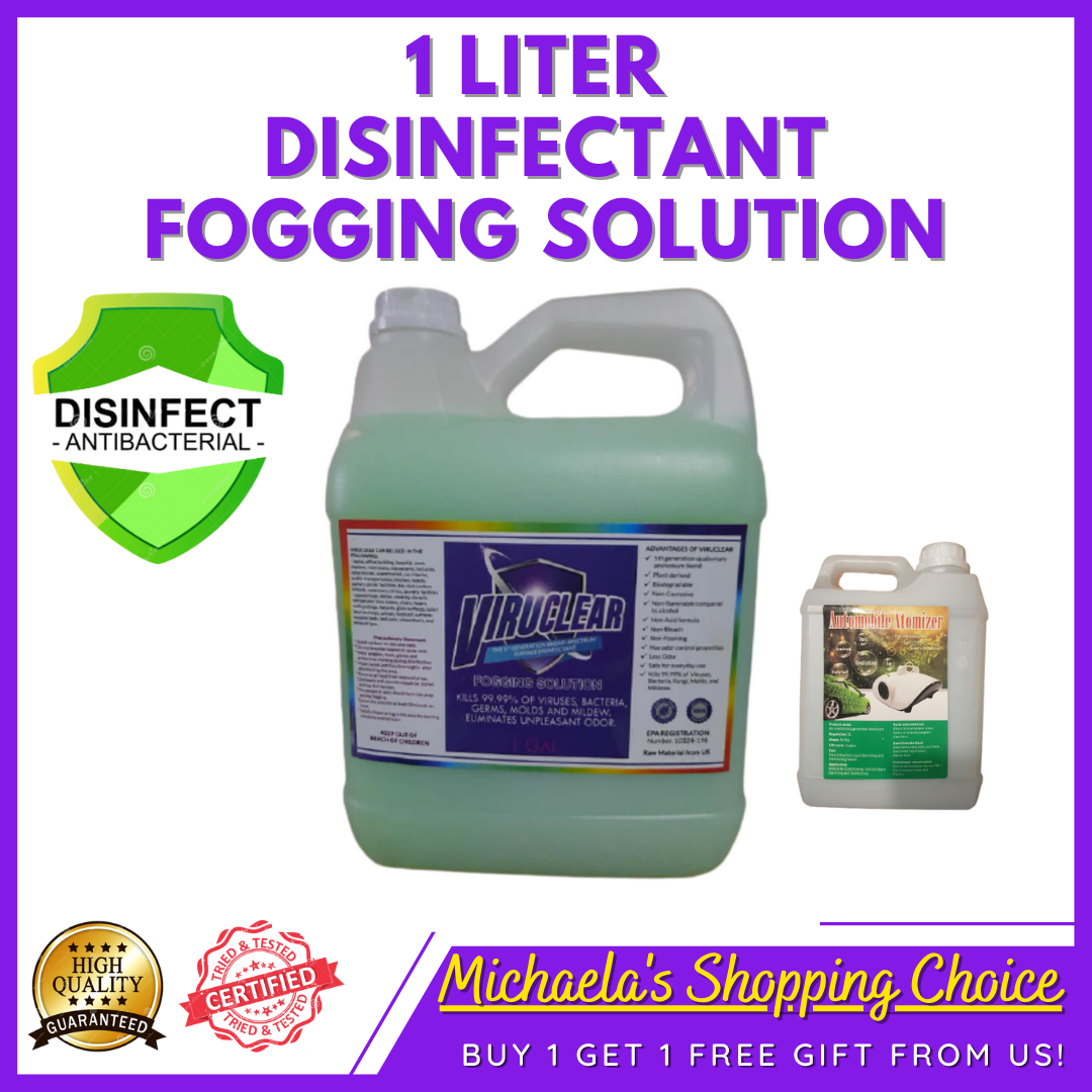 Michaela Sc Authentic 1L Disinfectant Fogging Solution. Antibacterial ...