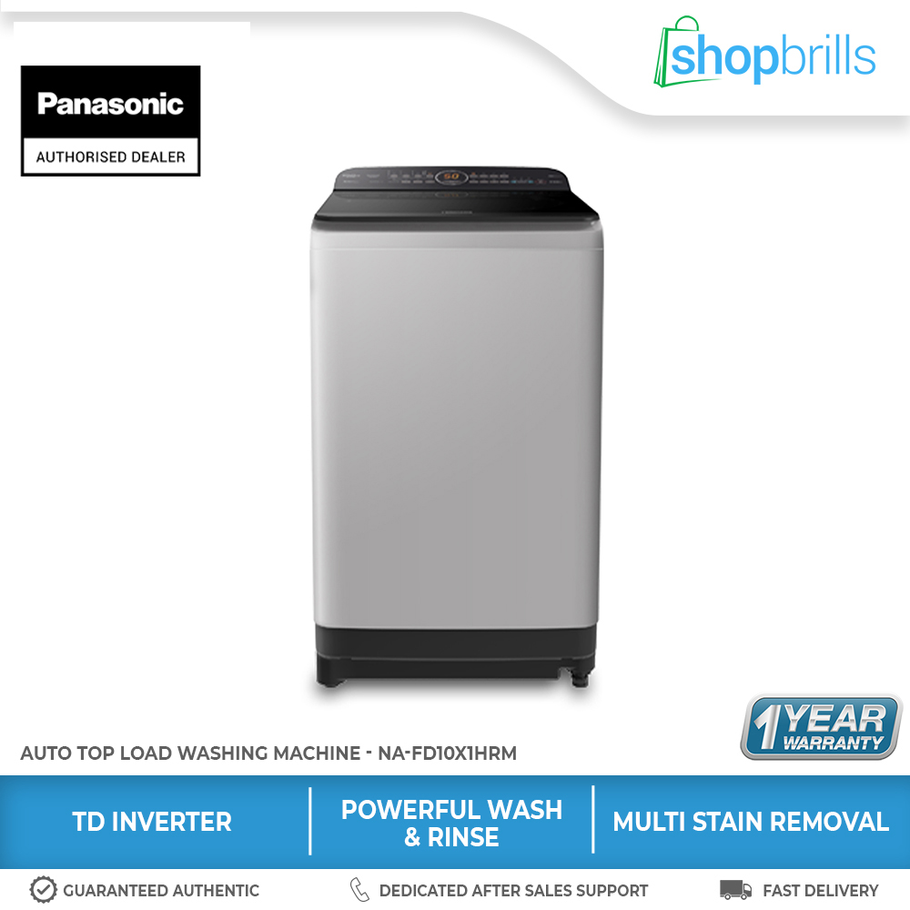 Panasonic NA-FD10X1HRM Fully Auto Top Load 10 Kg Washing Machine ...