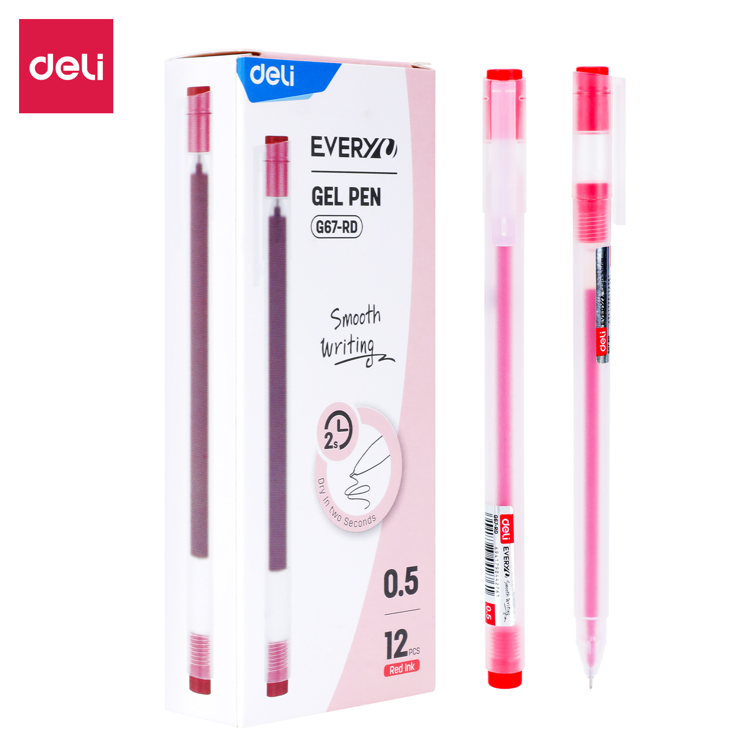 Deli 5 Colors Gel Pen 0.5mm Ballpen Set For School Supplies Sign Pen ...