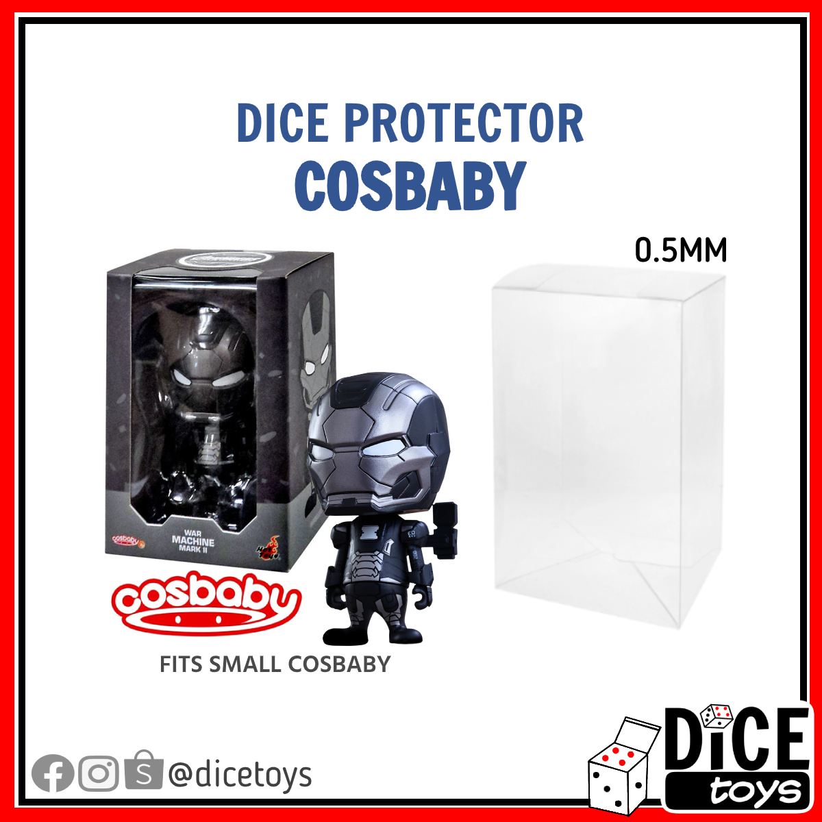 DICE Protector - Cosbaby Protector 0.5mm Hard PET Plastic | Lazada PH