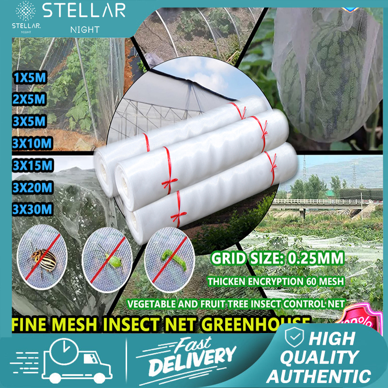 Insect Net White Mosquito Net-3M X10M,Garden Insect Netting For ...