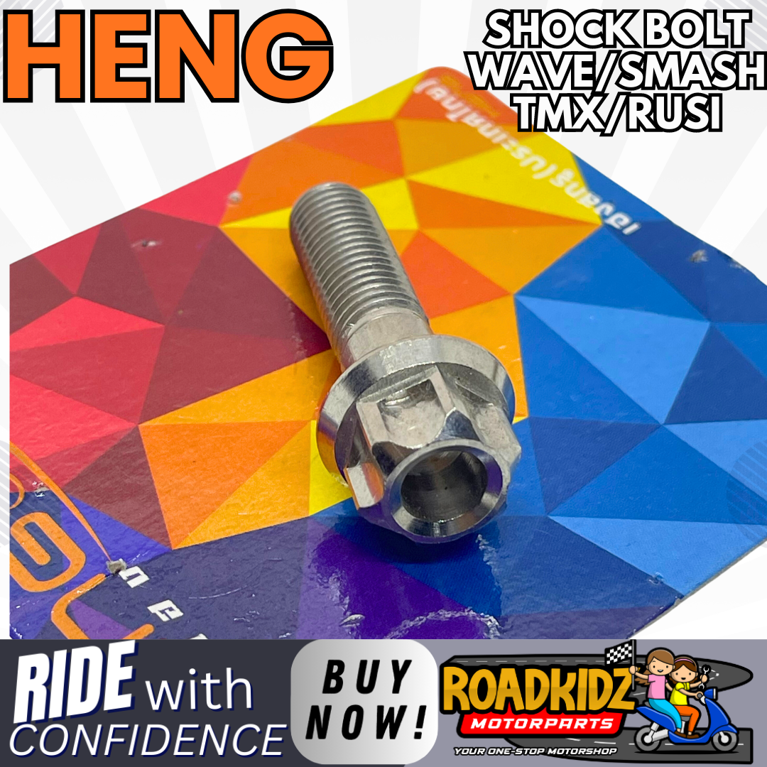 HENG REAR SHOCK BOLTS WAVE/SMASH/TMX/RUSI 1 PC (PER PIECE) | Lazada PH
