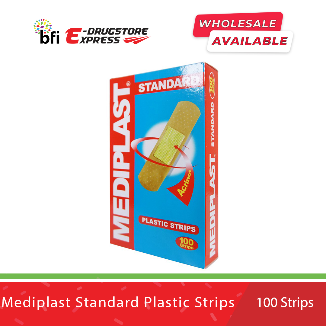 BFI E-Drugstore Mediplast Standard Plastic Strips 100's | Lazada PH
