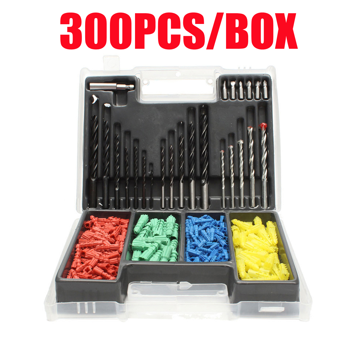 【COD + local seller】300pcs/set Spiral Drills BIT、DRILL and Setscrews ...