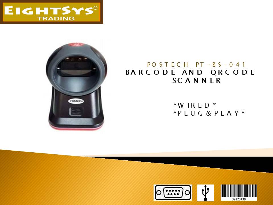 BARCODE AND QR CODE SCANNER Postech PT-BS-041 | Lazada PH