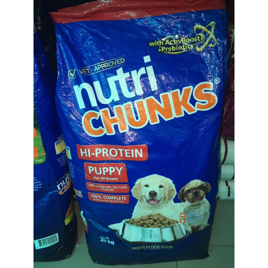 Nutri Chunks Adult/Puppy 20kg Nutrichunks (Adult 2 bags of 10kg ...
