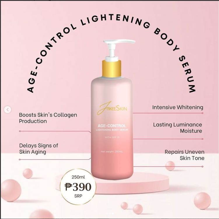 TNS JINKEE SKIN|AGE-CONTROL|NANO WHITENING BODY SERUM HYDROLYZED ...